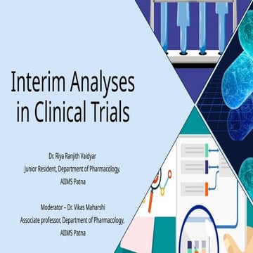 Interim analysis in large clinical trails | PPTX