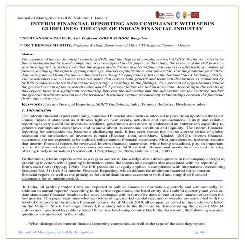Interim financial Reporting Ind As - 34 | PPTX