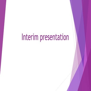 Interim presentation on a successful intern at your nickname not mine ...