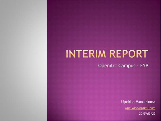 Interim report template | DOC