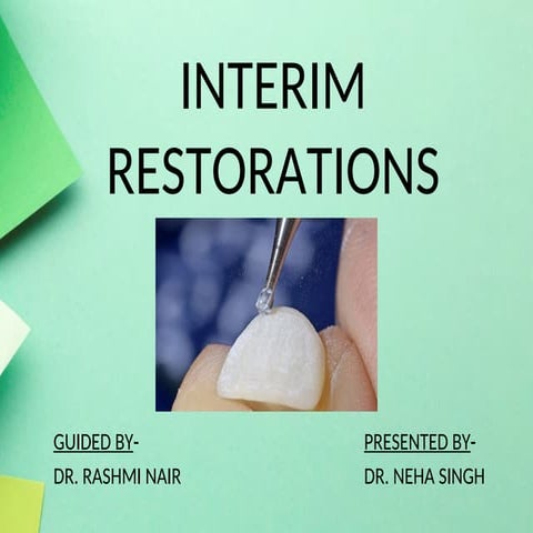 INTERIM RESTORATIONS - FINAL.pptmmmmmmmmmmmmmmm | PPT