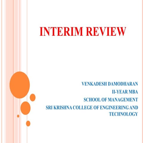 Interim review | PPT
