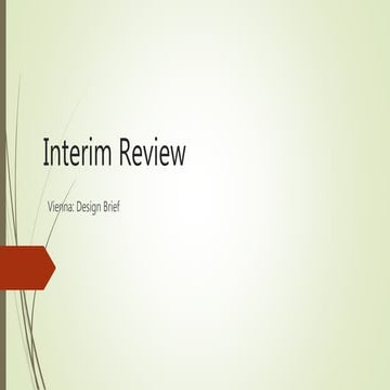Interim review design brief | PPTX