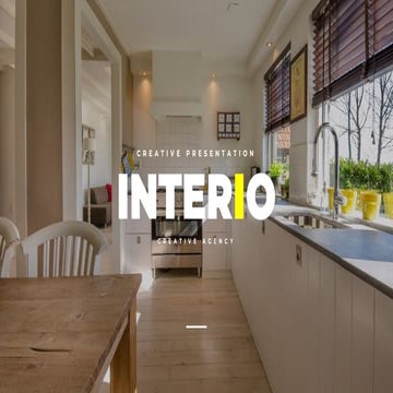 Interio - Creative Interior Design Presentation Template | PDF