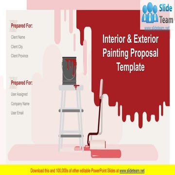 Interior And Exterior Painting Proposal Template PowerPoint ...