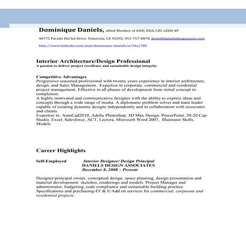 Interior Architecture & Design | PDF