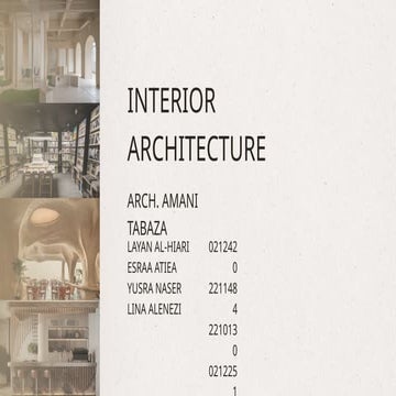 Interior Design case study modern ...... | PPTX