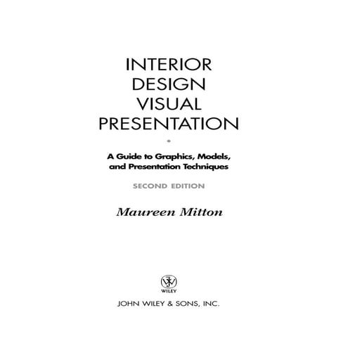 Interior design and visual presentation | PDF