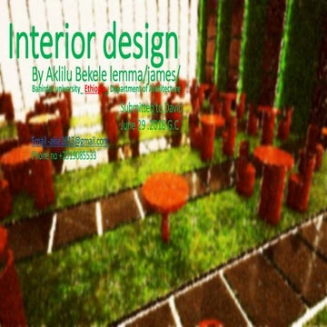Interior design | PPTX | Interior Decorating | Home & Garden