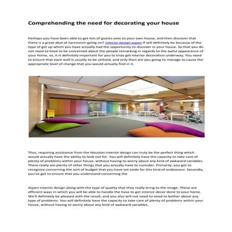 Home interior design | DOC