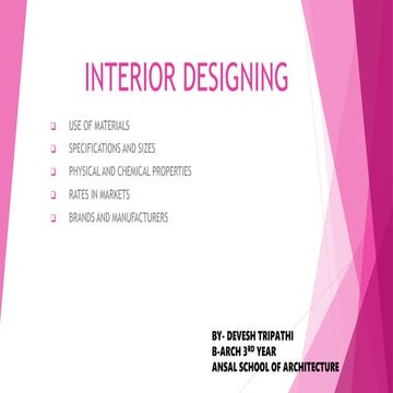 Interior designing | PPT