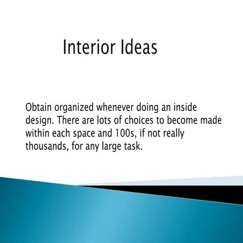 Interior ideas | PPT