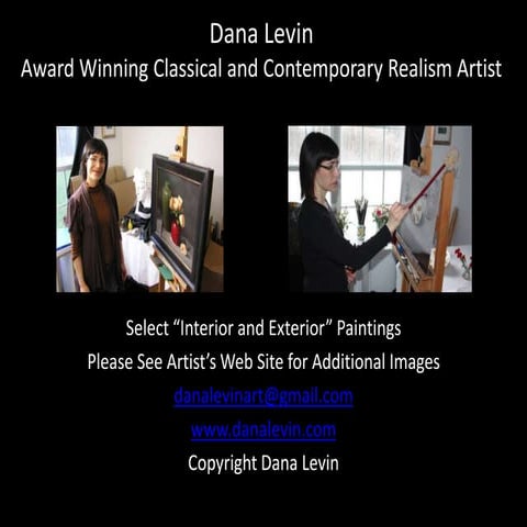 Dana Levin, Classical and Contemporary Realism Artist, Interior and ...