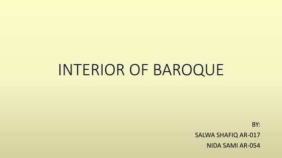 Rococo art and architecture | PPT