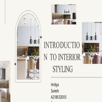 INTERIOR STYLING INTRODUCTION.pptx...... | PPTX