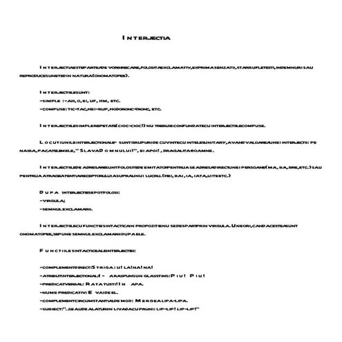 Interjectia | DOC