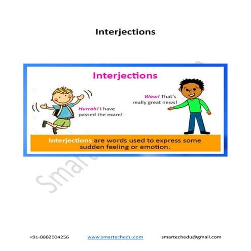 Interjection | PDF