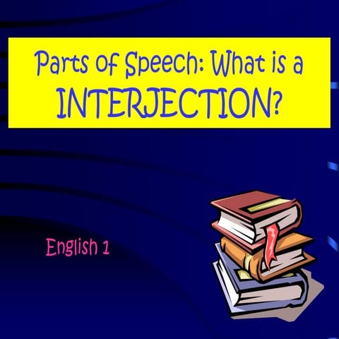 Interjection ppt | PPTX