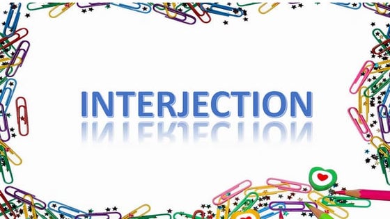 Interjection | PPTX