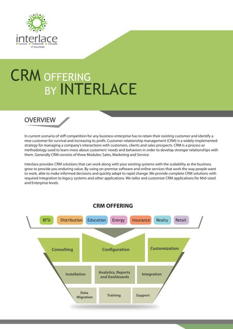 CRM Solution - CRMnext | PDF