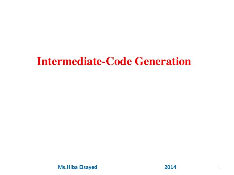 Simple code generator in compiler design ppt - abcpag Simple code generator in compiler design ppt - abcpag