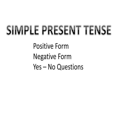 ESL 0823M Intermediate level week 1- simple present | PPT