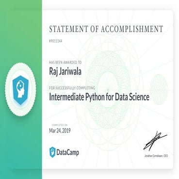 Intermediate Python for Data Science | PDF