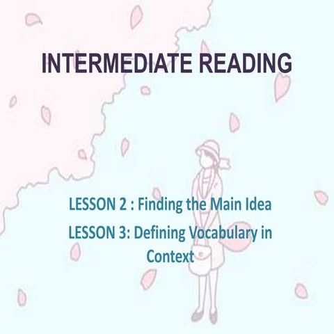 Intermediate reading | PPTX
