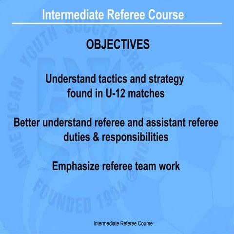 Intermediate referee powerpoint(fhb modify) | PPT