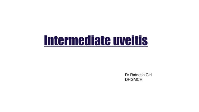 Uveitis Pptx