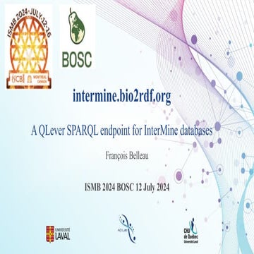 intermine.bio2rdf.org : A QLever SPARQL endpoint | PPT