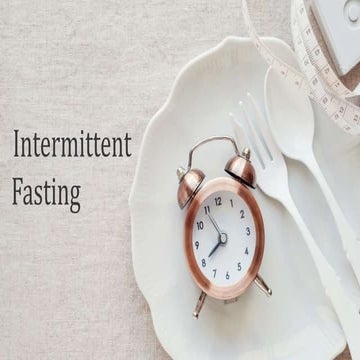 Intermittent fasting1 | PPTX