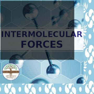 intermolecular force-organic and inorganic | DOCX