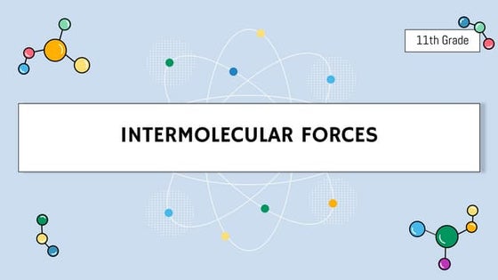 Intermolecular Forces | PPT