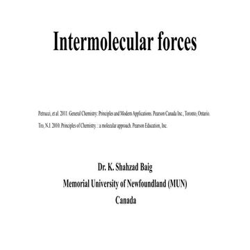Intermolecular forces, 12(1) | PPT
