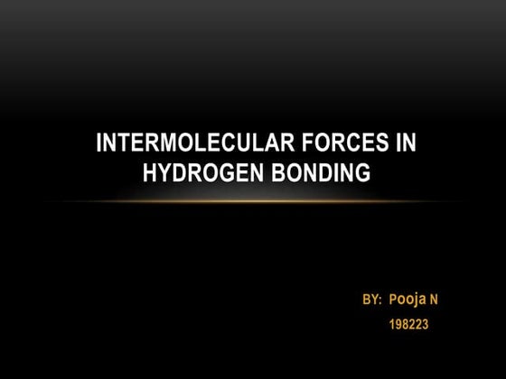 Intermolecular Forces (Gaya Antarmolekul) | PPT