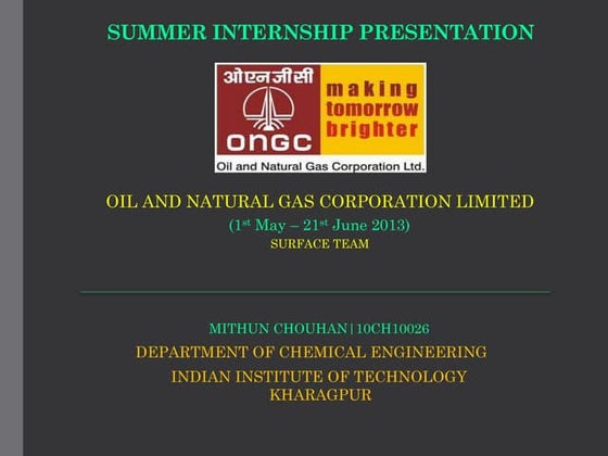 Akhilesh ongc report | PDF