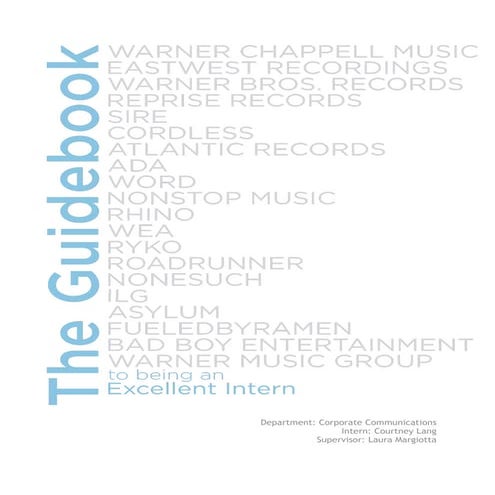 Intern Guidebook | PDF