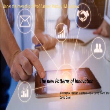 The new patterns of innovation | PPT