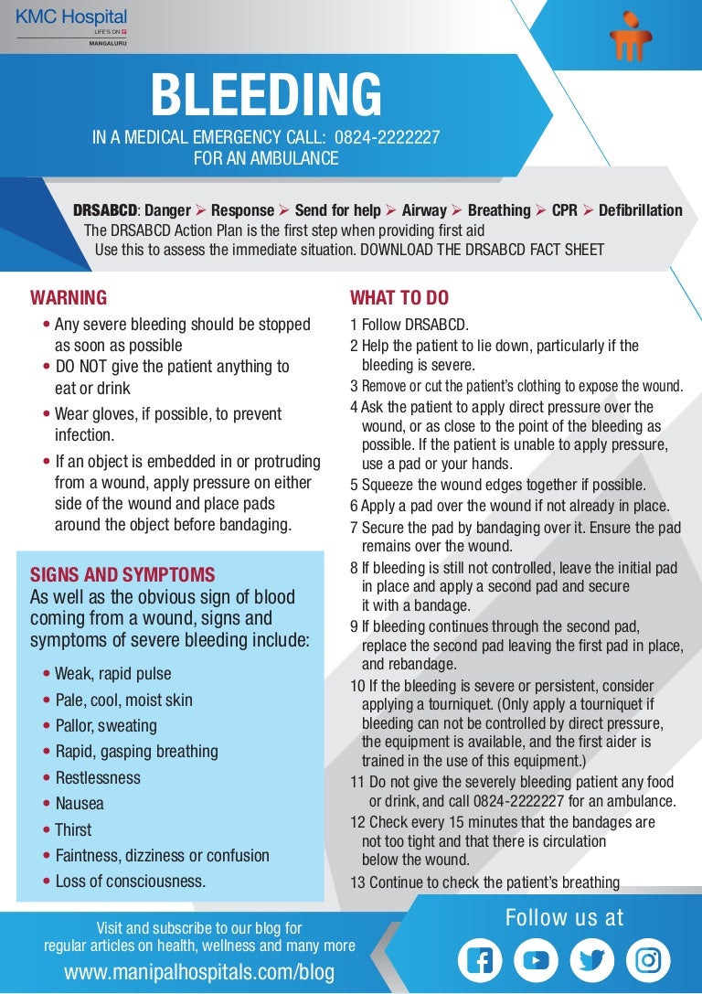 Internal Bleeding Signs