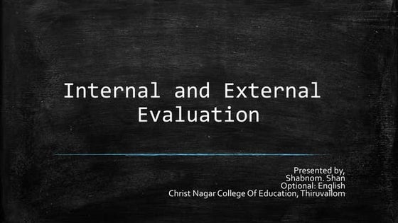 Evaluation design | PPT