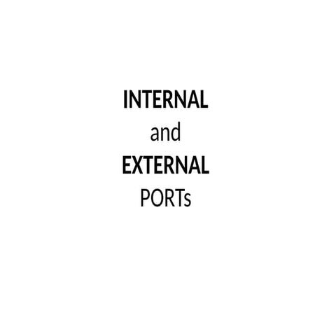 INTERNAL and EXTERNAL PORT of computer .pptx