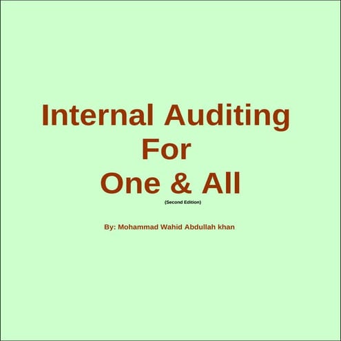 Internal auditing | PDF