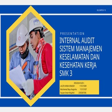 INTERNAL AUDIT Sistem manajemen K3 3.pptx