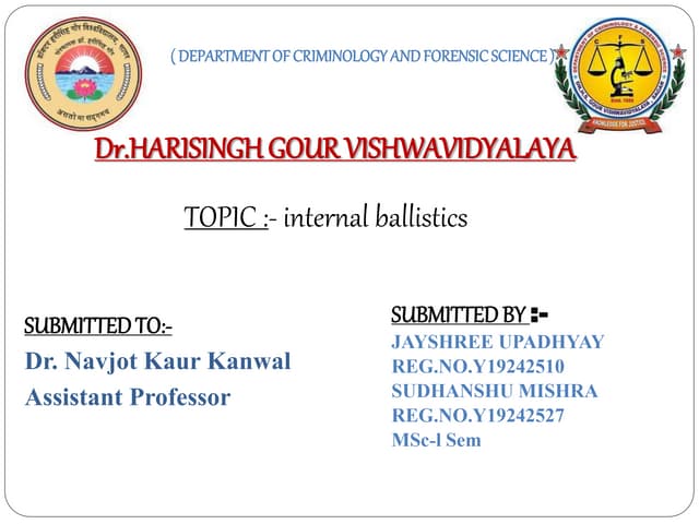External ballistics | PPTX