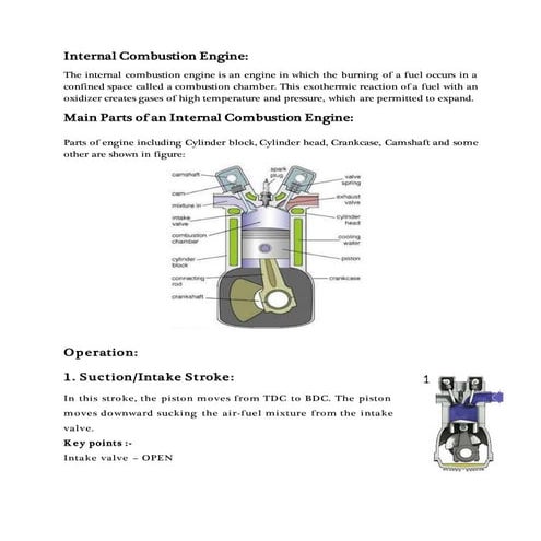 Internal combustion engine | PDF