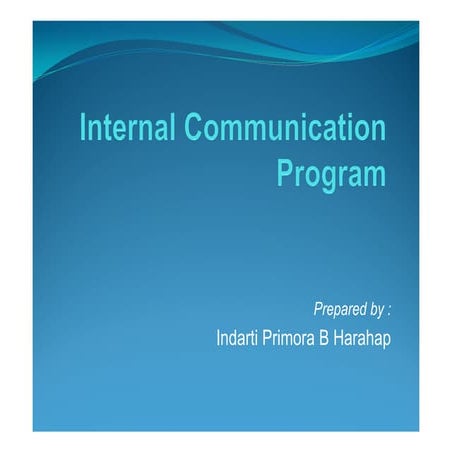 Internal communication program | PDF