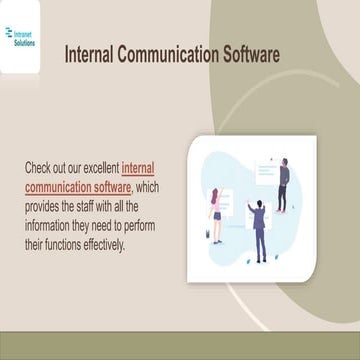Intranet Solutions, Intranet solutions