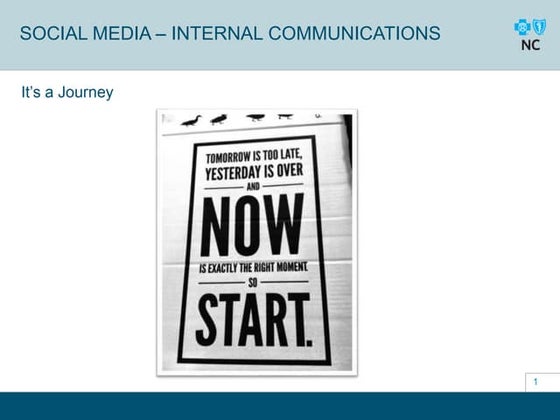 Social media for internal communications | PPT