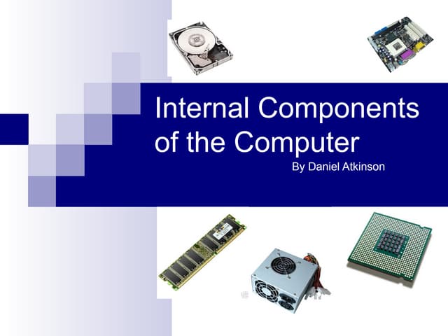 Basic components of computer system | PPTX